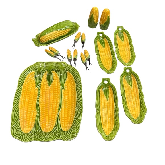 Vintage | Kitchen | Vintage Corn On The Cob Serving Set ...